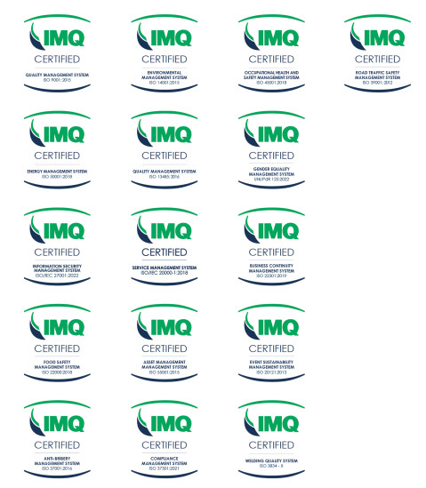 Certificazioni dei sistemi di gestione rilasciate da IMQ: da gennaio ...