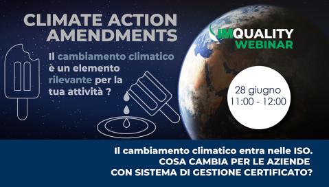 Webinar: Il cambiamento climatico entra nelle ISO. Cosa cambia per le ...